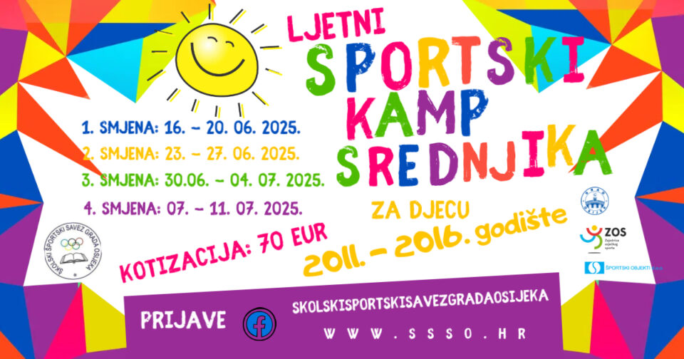 Osijek: Ljetni sportski kamp “Srednjika 2025.“ - SiB.hr